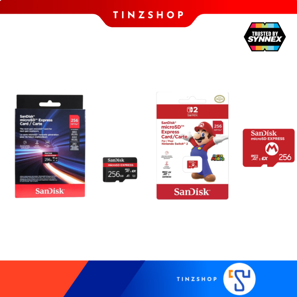 [ส่งด่วน] [Synnex] SanDisk Micro SD Express Card 256GB ใช้กับ ...