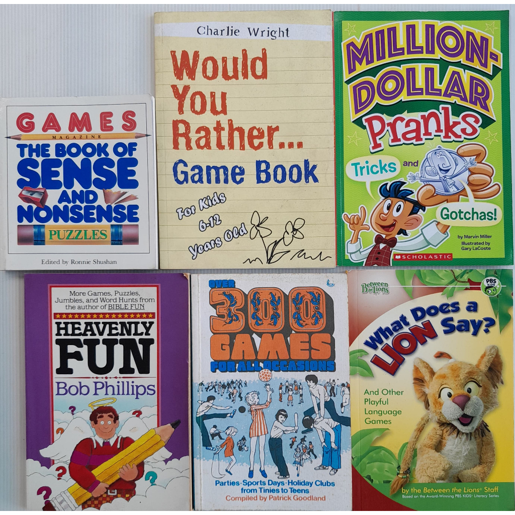 ks60 Games and Puzzles หนังสือมือสอง ปกอ่อน | Shopee Thailand