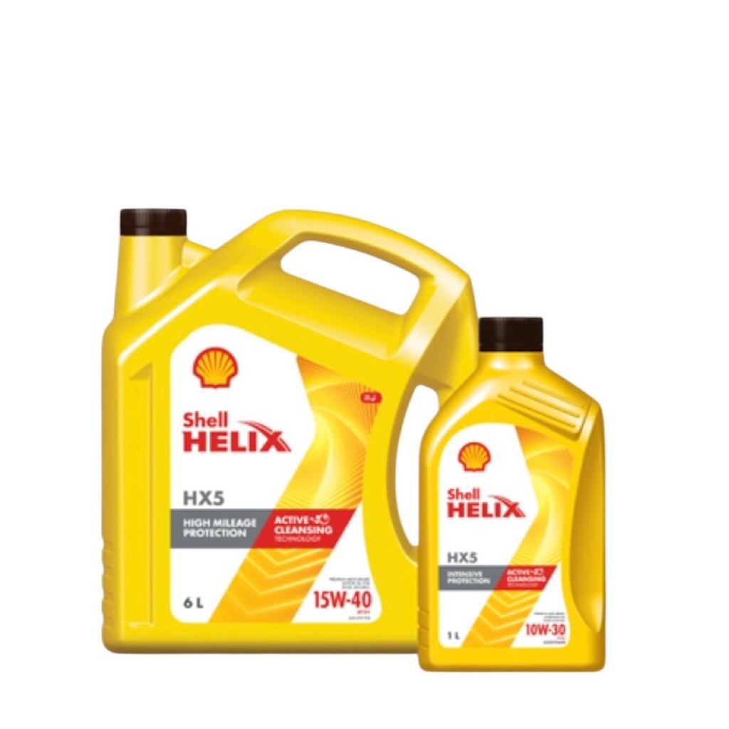ส่งด่วน มีหน้าร้าน แท้ เชลล์ HX5 เฮลิกส์ ดีเซล SHELL HELIX HX5 15W-40 ...