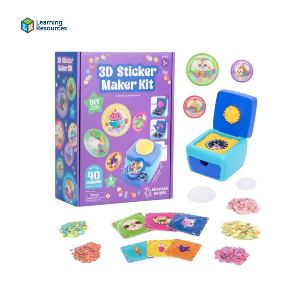 Learning Resources 3D Sticker Maker Kit ชุดทำสติ๊กเกอร์ – AA1341 ...