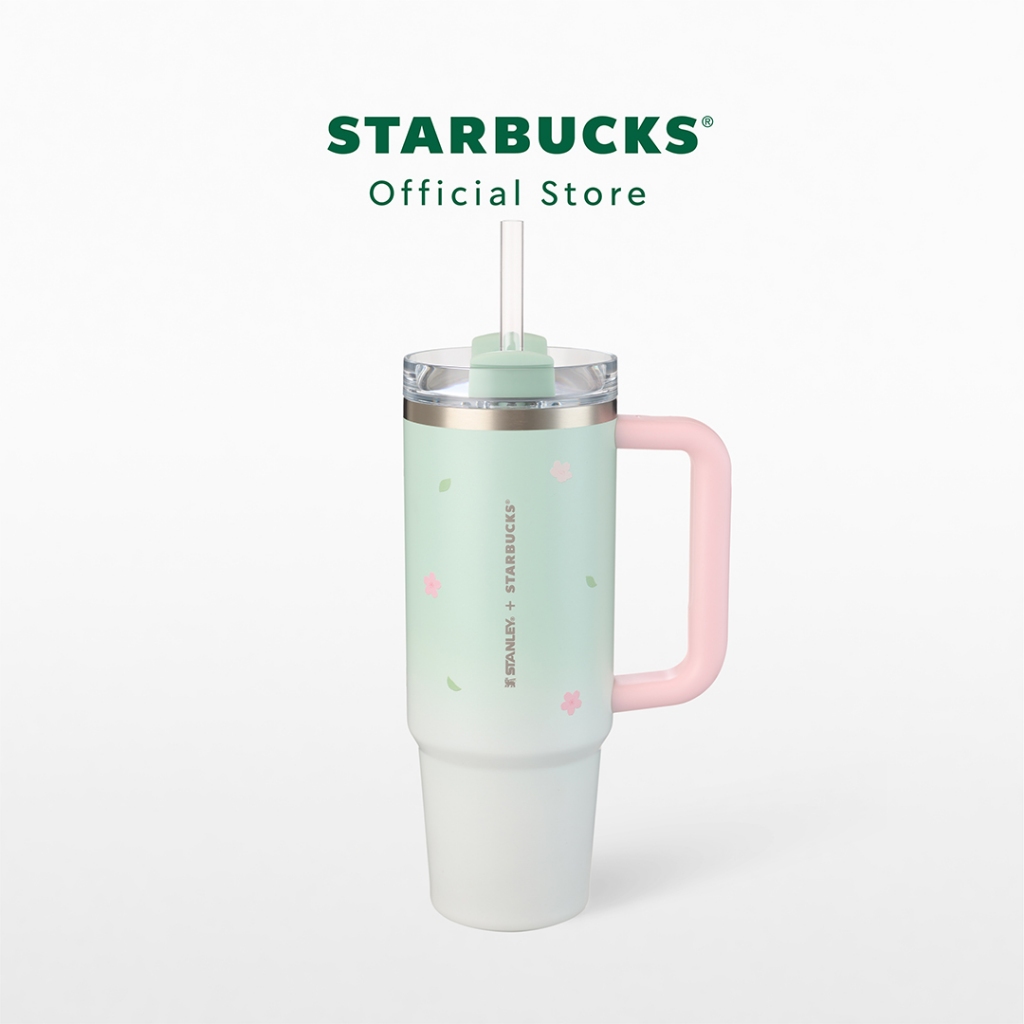 Starbucks Stainless Steel Blossom Breeze STANLEY Cold Cup 30oz. ทัมเบล ...