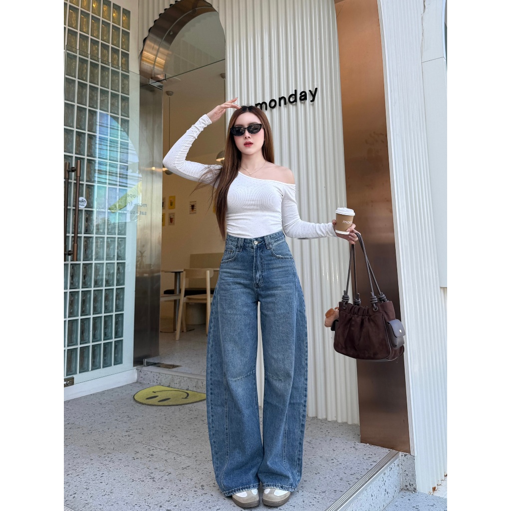 Niyom Jeans collection The Forest : กางเกงยีนส์ รุ่น B305.3 ทรงกระบอก ...