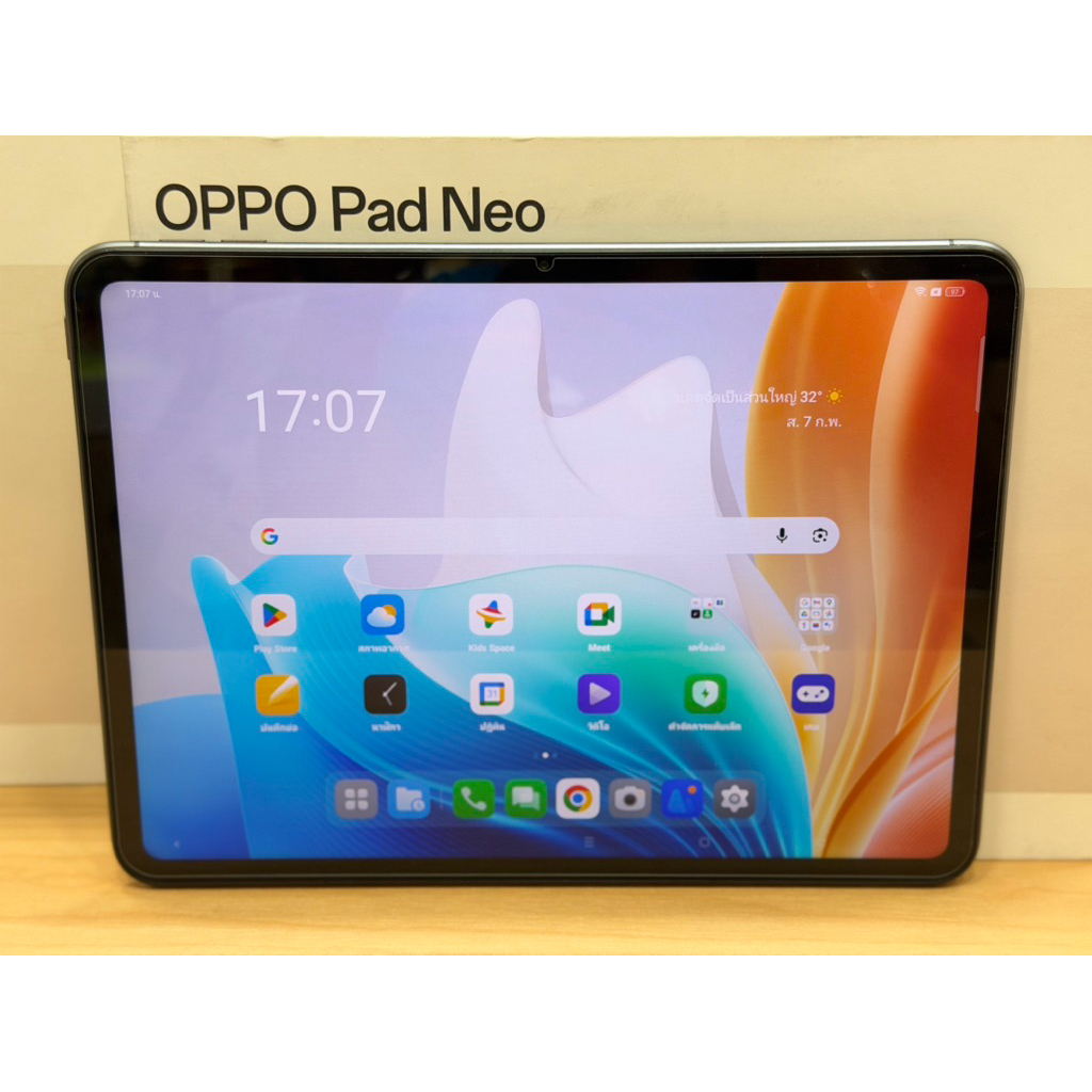 OPPO Pad Neo สเปค 8/128 ,LTE ใส่ซิมโทรได้ เครื่องตัวโชว์ศูนย์ไทย มีรอย ...