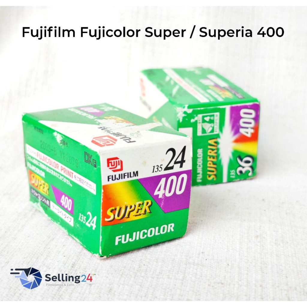 ฟิล์มสี Film Fuji Color superia 400 ถ่ายได้ 24 ภาพ หมดอายุ | Shopee ...