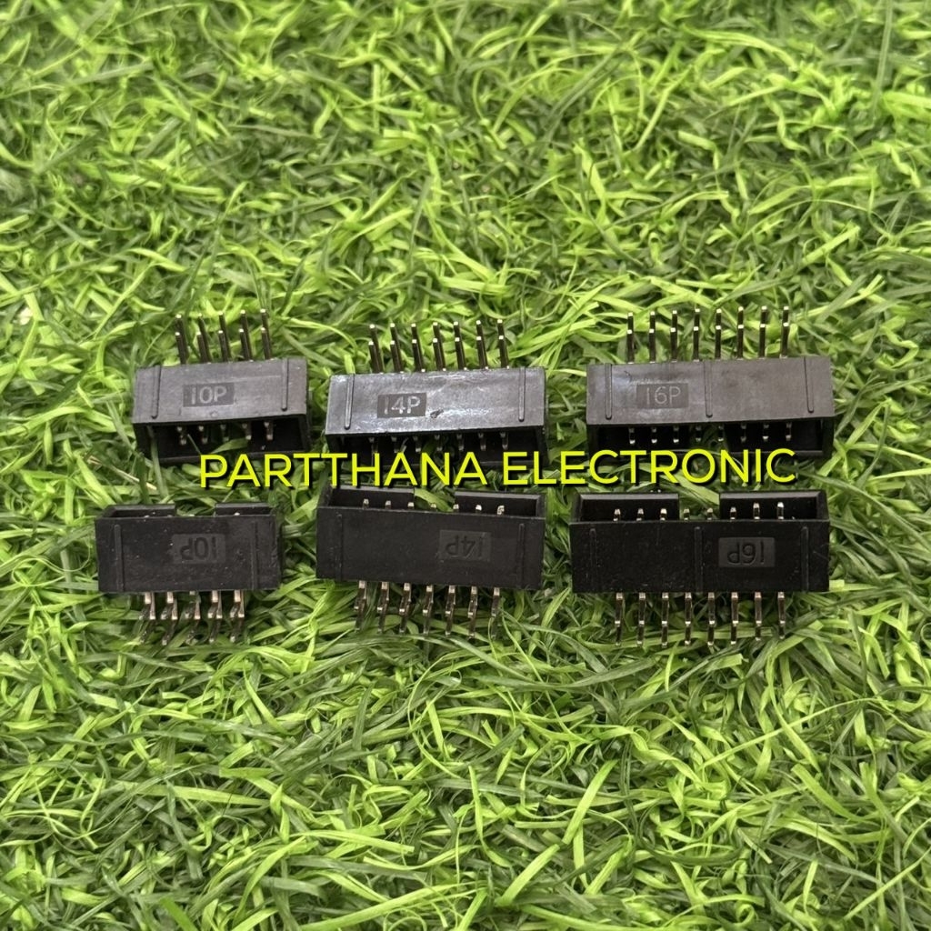IDC BOX Header 2.54MM ตัวผู้ ลงปริ้น ขางอ แพ็ค5ตัว มีจำนวนPINให้เลือก👇 ...