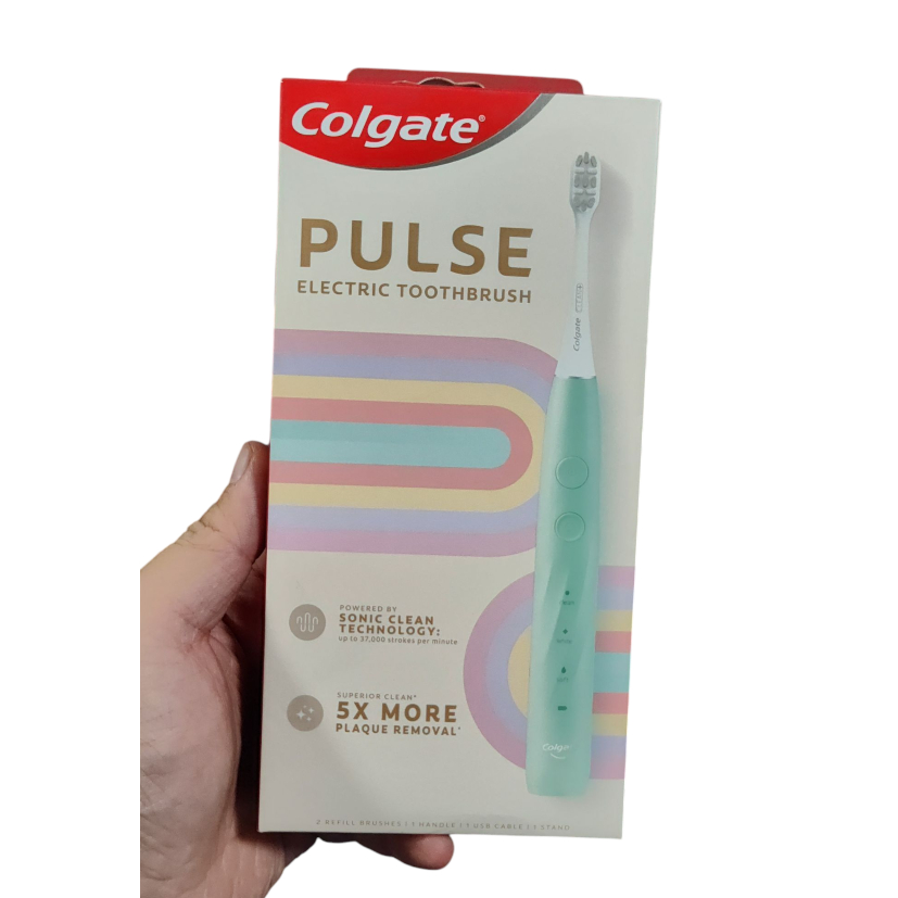 แปรงสีฟันไฟฟ้า คอลเกต พัลส์ Colgate Pulse Electric Toothbrush | Shopee ...