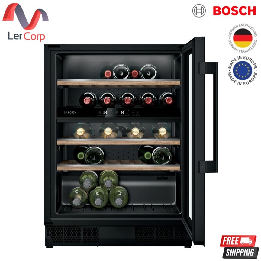(Bosch) ซีรี่ 6 ตู้แช่ไวน์ แบบฝั่ง Built-in wine cooler ขนาด 81.8 x 59. ...