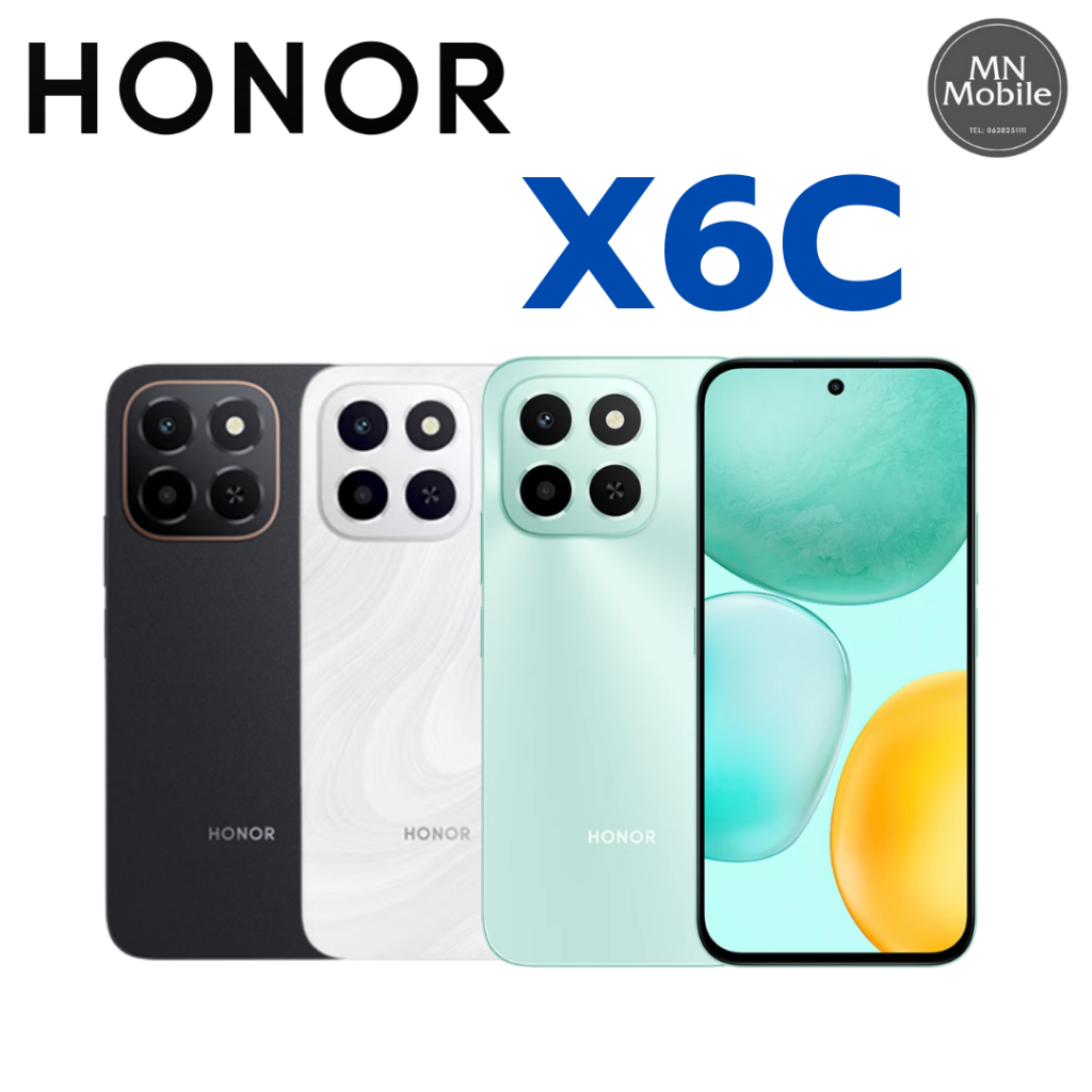 Honor X6c ความจุ 6GB + 128GB | 6+256 GB | แถมพัดลมคล้องคอ | สินค้าจำเป็นต้องแกะเพื่อ Activate ...