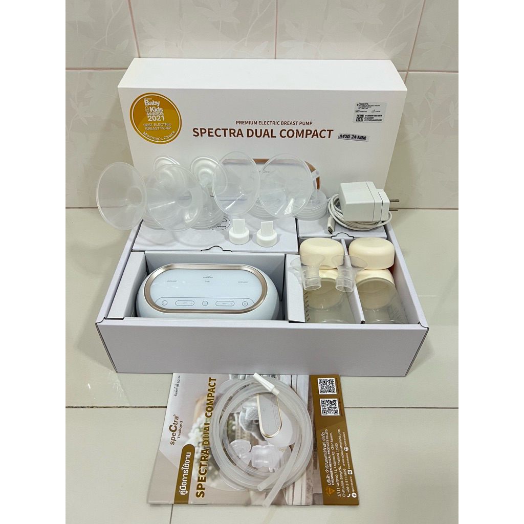 เครื่องปั๊มนม Spectra Dual Compact + Handsfree | Shopee Thailand