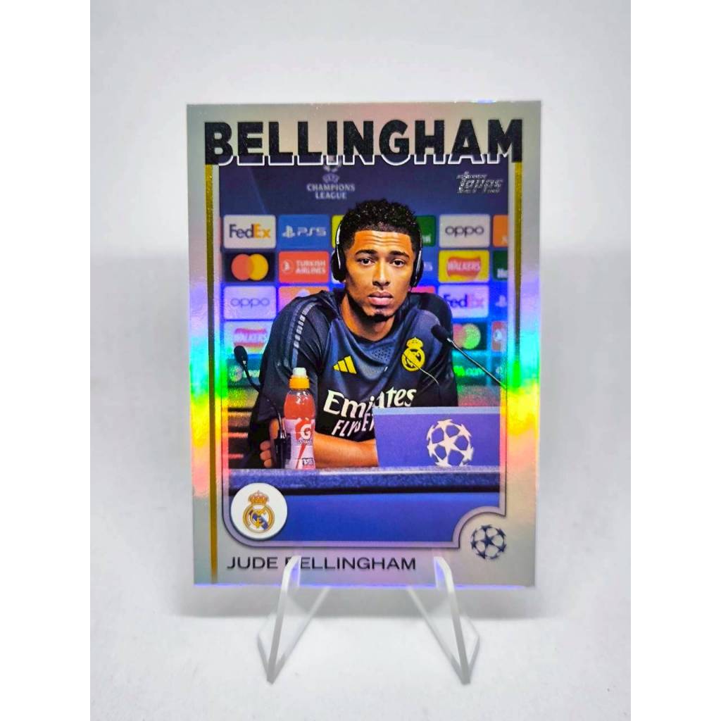 การ์ดบอล Topps UEFA Club Competitions Jude Bellingham Real Madrid ...