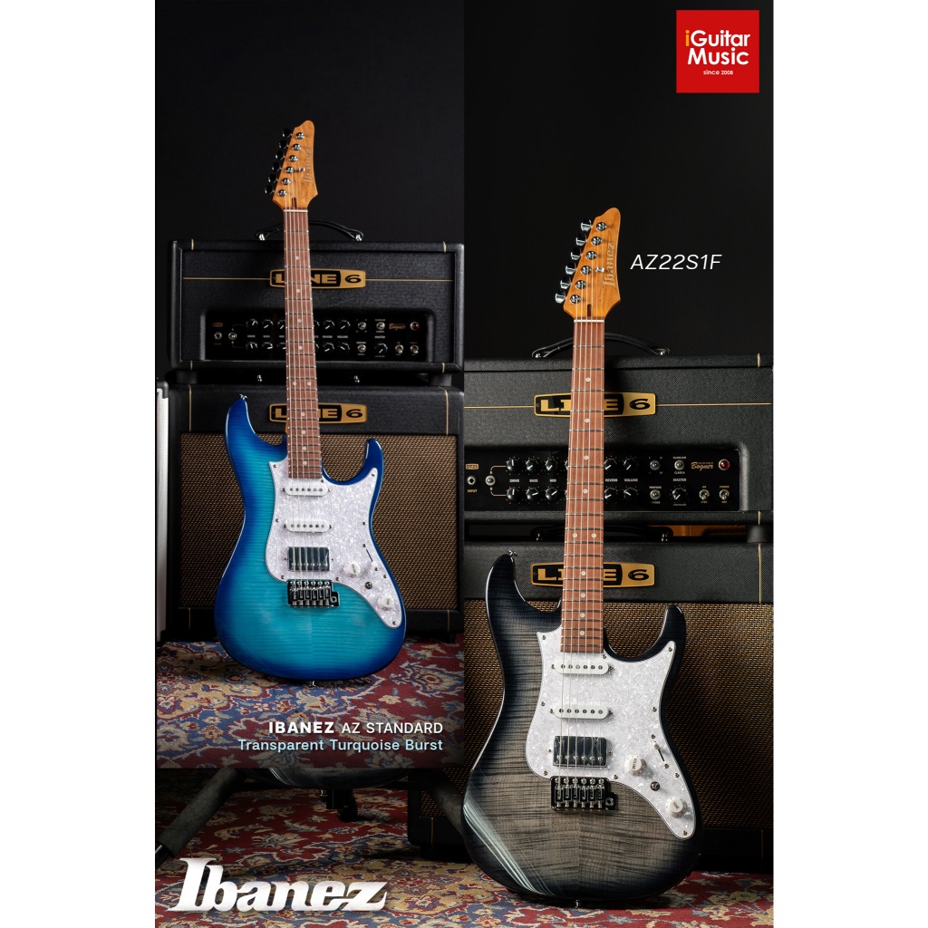 Ibanez AZ22S1F กีตาร์ไฟฟ้า IBANEZ AZ กีตาร์ Electric | Shopee Thailand