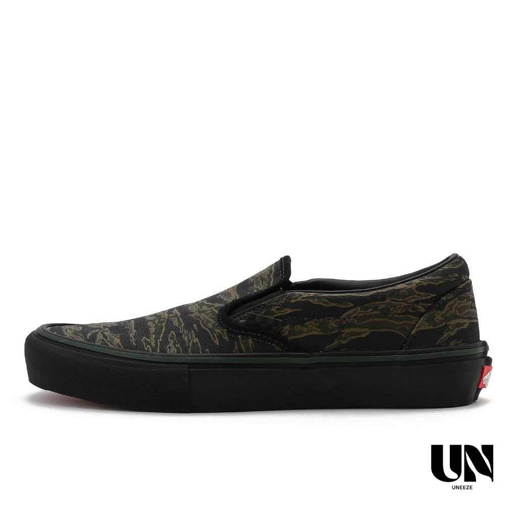 [ของแท้ ส่งไว PRE-ORDER] VANS SKATE SLIP-ON TIGER CAMO GN | Shopee Thailand