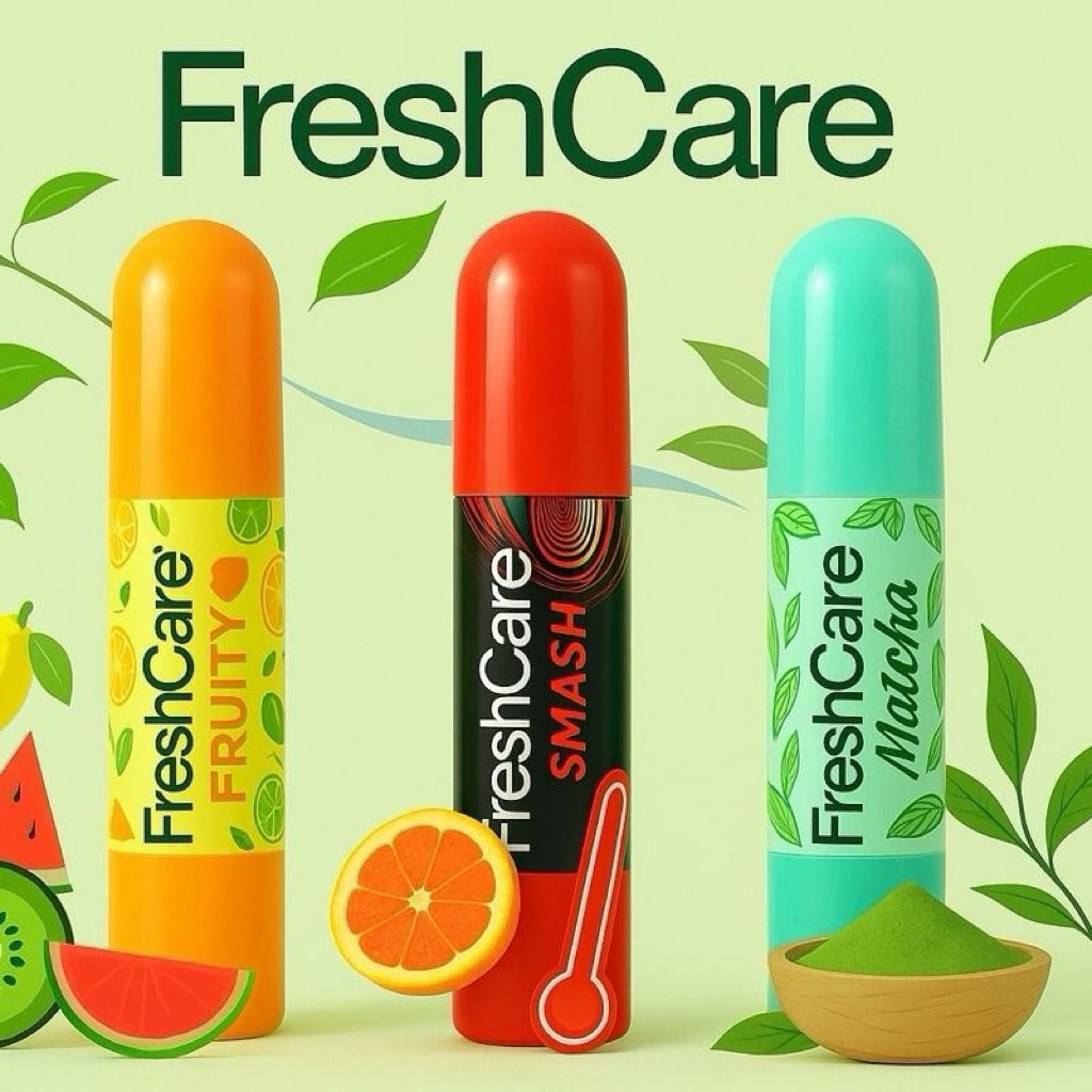 Freshcare Smash & Matcha & Fruity เฟรชแคร์ 4 in 1 ยาดมอินโด กลิ่นหอม สด ...