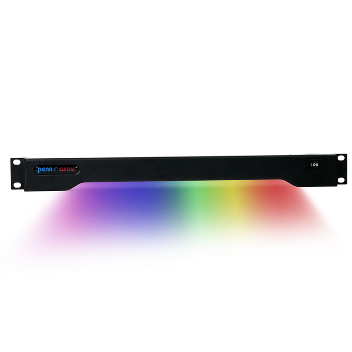 ไฟ LED 1U หลากสี + ไฟแร็คสีขาว 1U LED Multicolour + White Rack Light ...