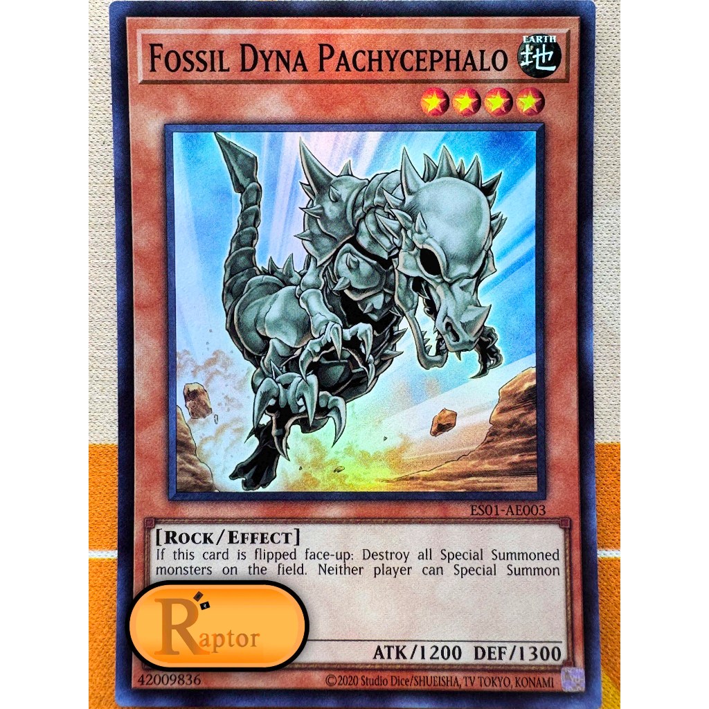 ES01-AE003 : Fossil Dyna Pachycephalo [Super Rare] (Yu-Gi-Oh! Asia ...