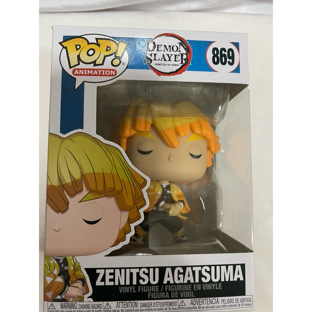 Funko Pop Animation - Zenitsu # 869 ดายพิฆาตอสูร มือหนึ่ง พร้อมส่ง ...