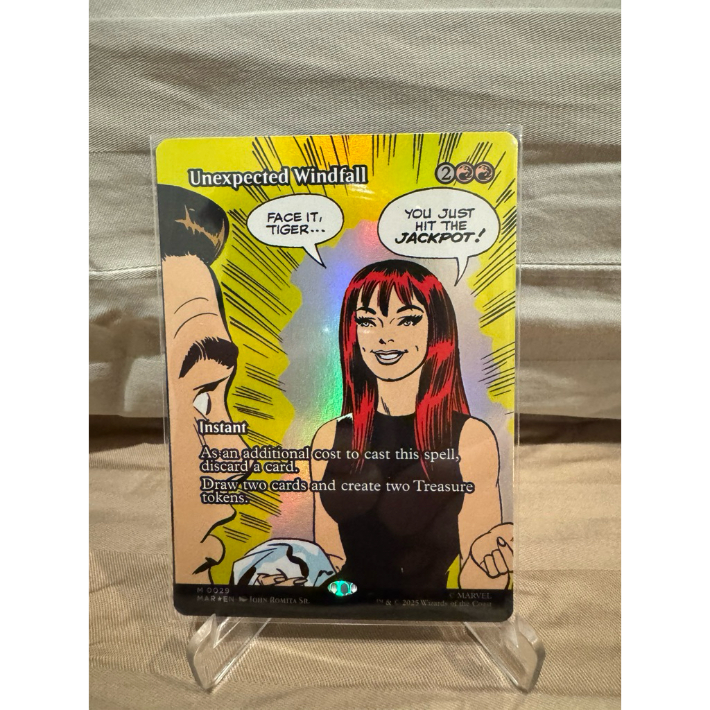 MTG Marvel Eternal-Legal Foil: Unexpected Windfall | Shopee Thailand