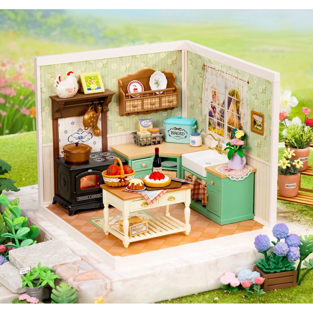 Rolife Farmhouse Kitchen DIY English version DW024 ไม่รวมเซตประตู ...