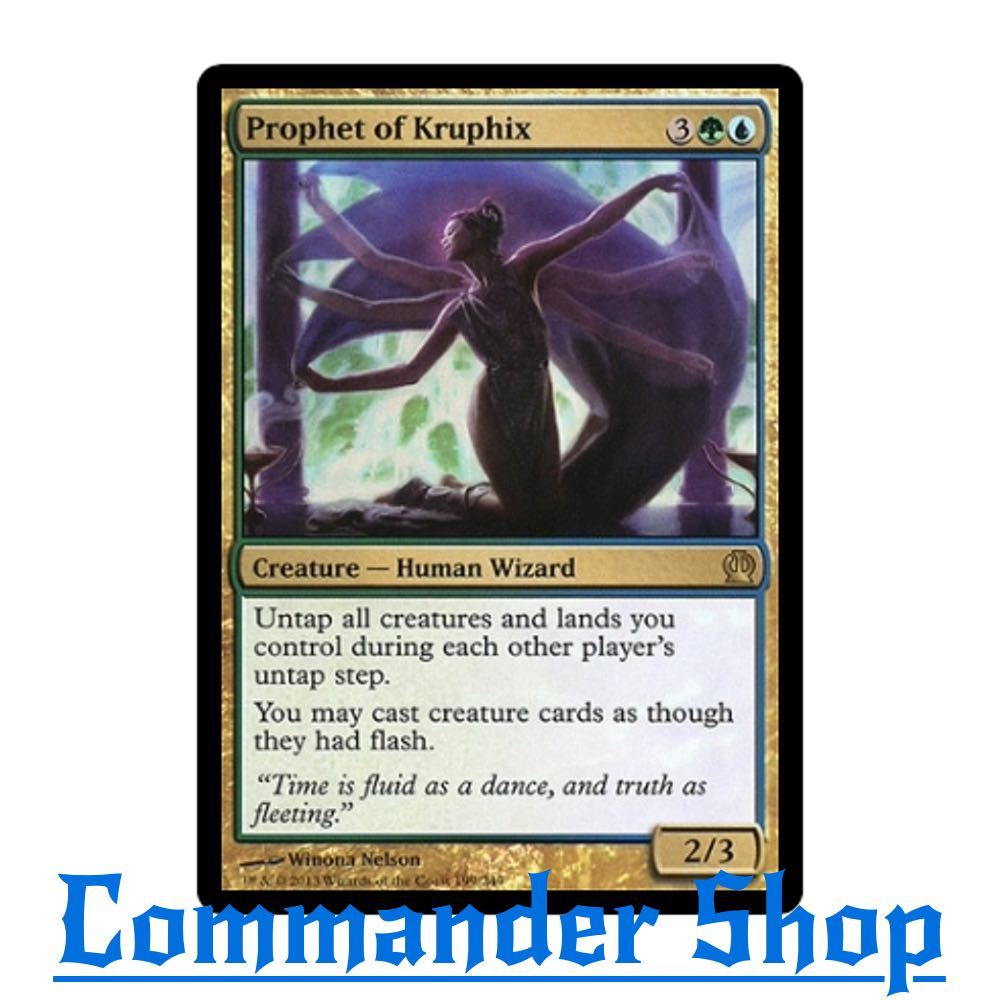 Prophet of Kruphix (Creature - Human Wizard) Green Blue Mv5 Untap Flash ...
