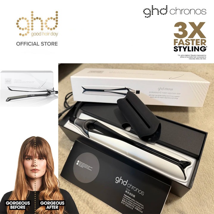 NEW GHD Chronos Hair Straightener & Styler - Most Advanced Styler, 3X ...