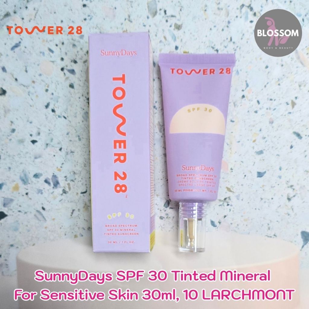 Tower 28 - SunnyDays SPF 30 Tinted Mineral Sunscreen 30mL,10 LARCHMONT ...