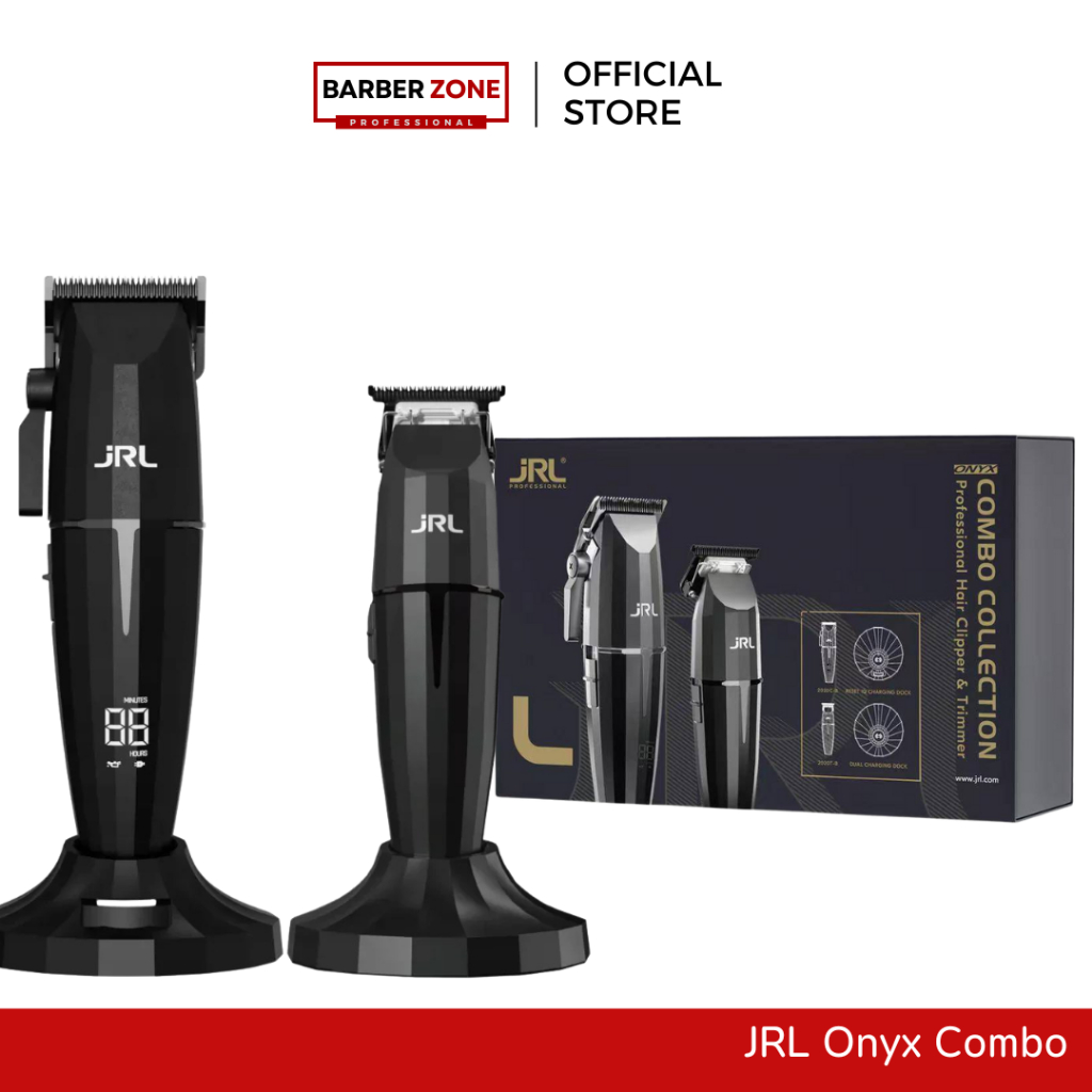 JRL Onyx Combo Set Clipper+Trimmer-ปัตตาเลี่ยนตัดผม ไร้สาย | Shopee ...