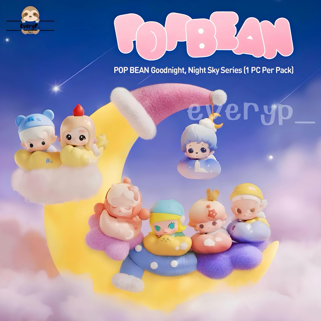 (Live/วีดิโอลด100฿) ซองสุ่มบีน Pop Bean Goodnight🌜คอลใหม่(1ซอง1ตัว) POP ...