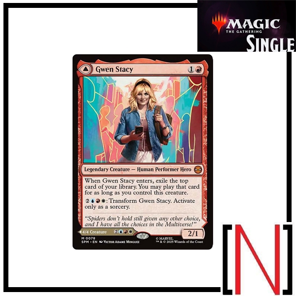[MTG][Single][SPM] Gwen Stacy // Ghost-Spider ระดับ Mythic [ภาษาอังกฤษ ...