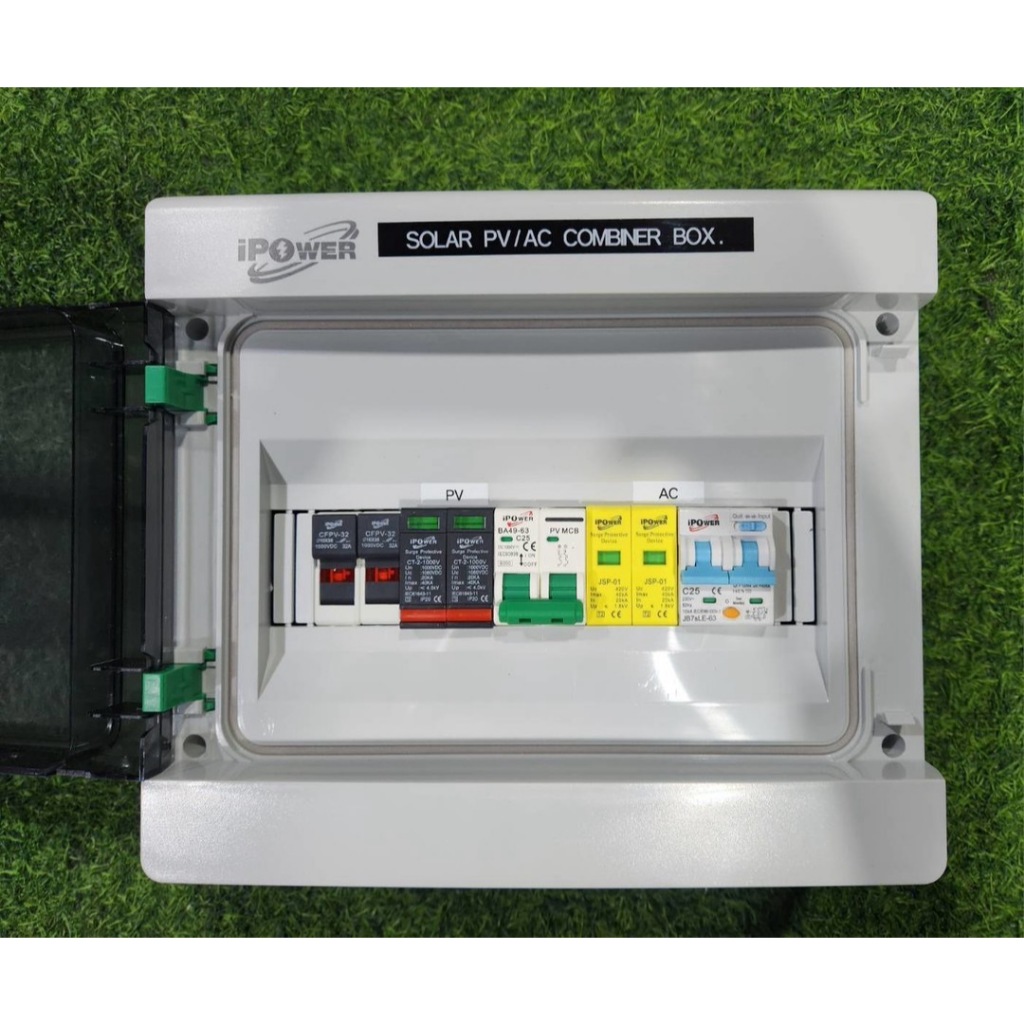 Combiner Box AC&DC 3kw 1Phase 1String ตู้พลาสติก | Shopee Thailand