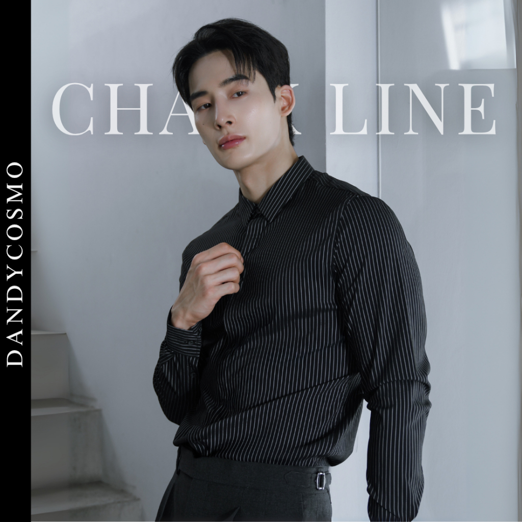 DANDY COSMO | Chalk Line Shirt | Shopee Thailand