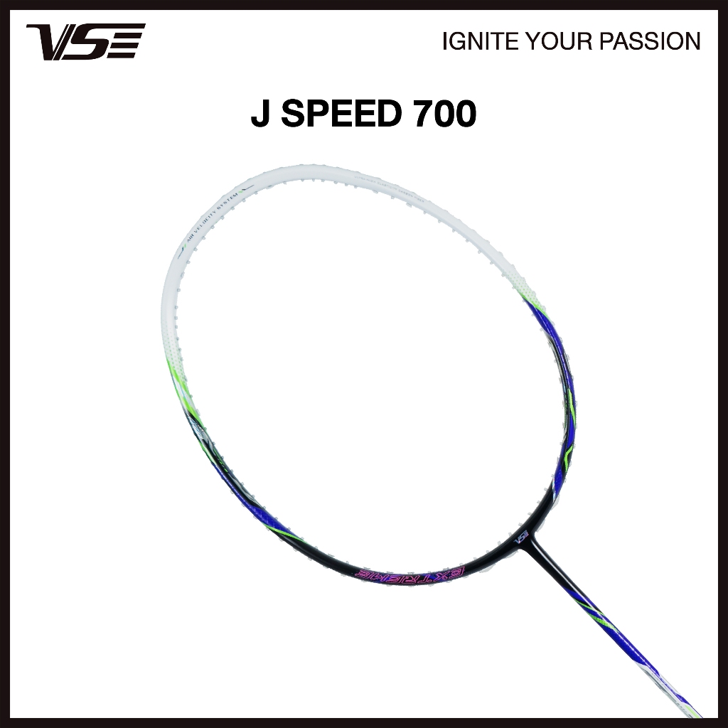 VS ไม้แบดมินตัน รุ่น J SPEED 700 แถมกริปคละสี+เอ็น+ซอง *ขึ้นเอ็น กรุณา ...