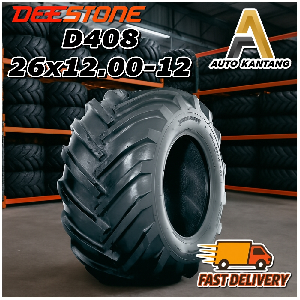ยางรถอุตสาหกรรมและการเกษตร ขนาด 26X12.00-12 รุ่น D408 ชนิด TL 8PR ...