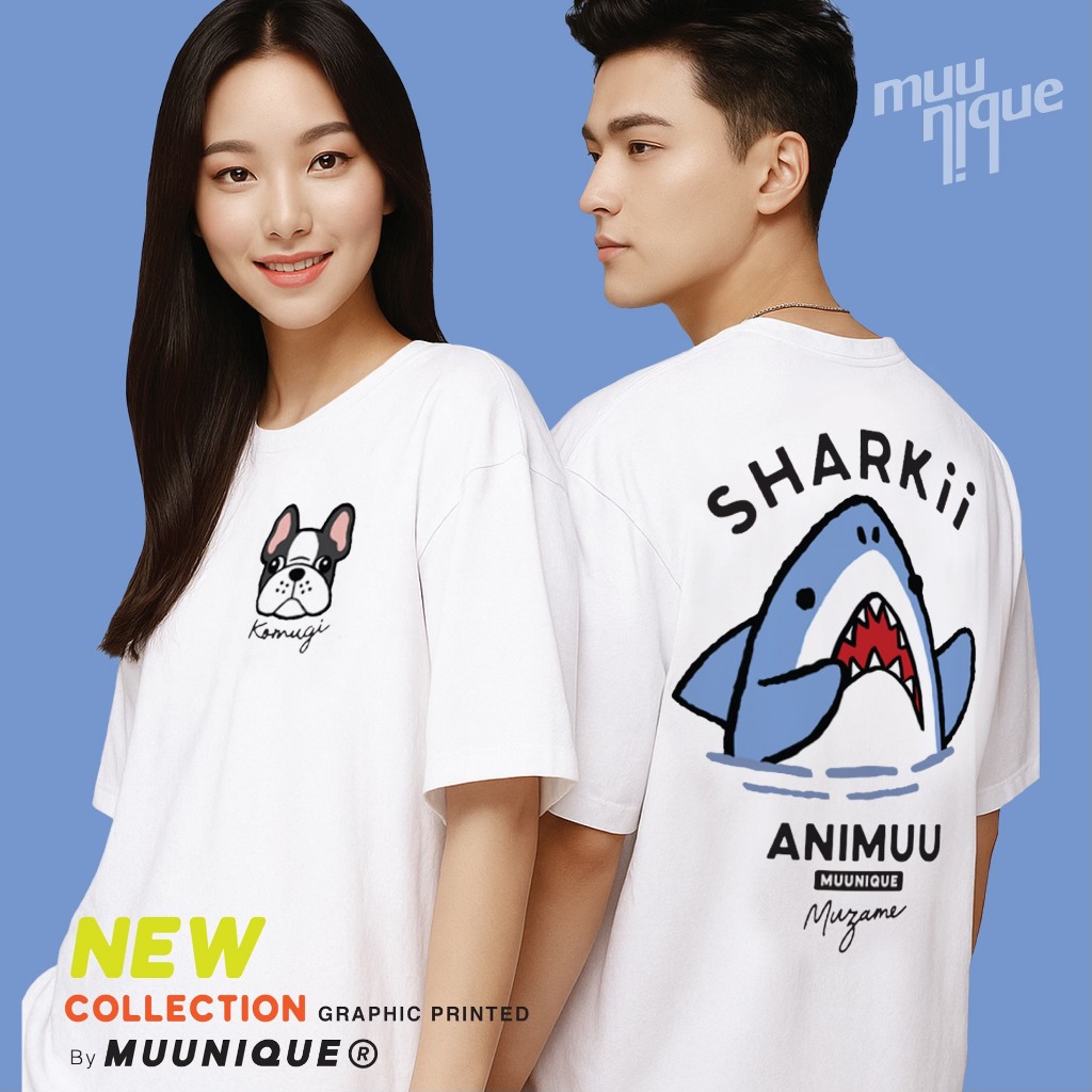 MUUNIQUE JP.T-shirt เสื้อยืดสกรีน รุ่น MNQ OVERSIZE | Shopee Thailand