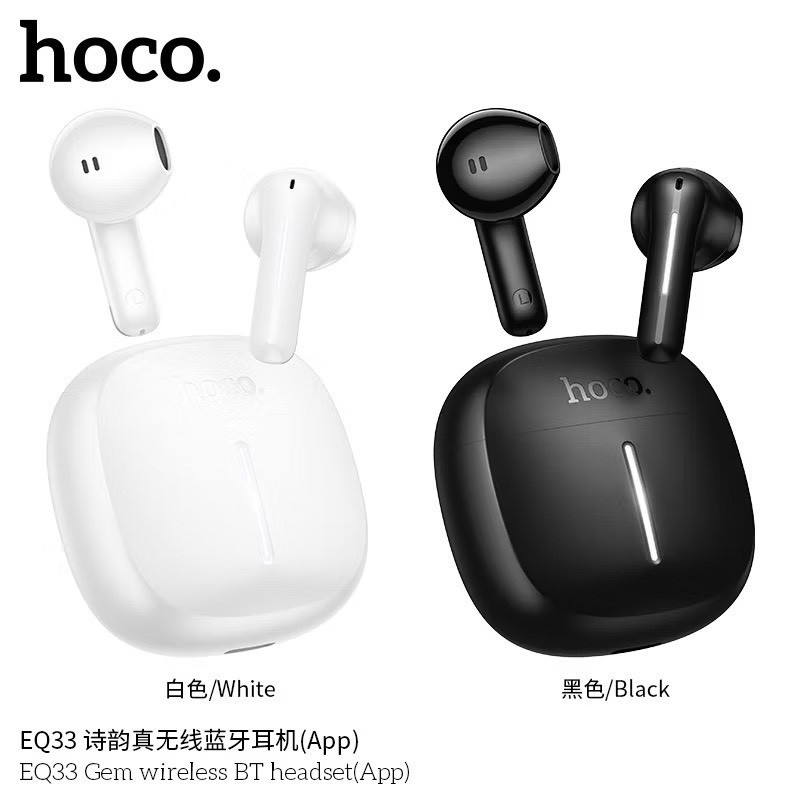 HOCO EQ33 หูฟังไร้สาย TWS รองรับแอป hoco. music ปรับเสียง EQ ตั้งค่าการ ...
