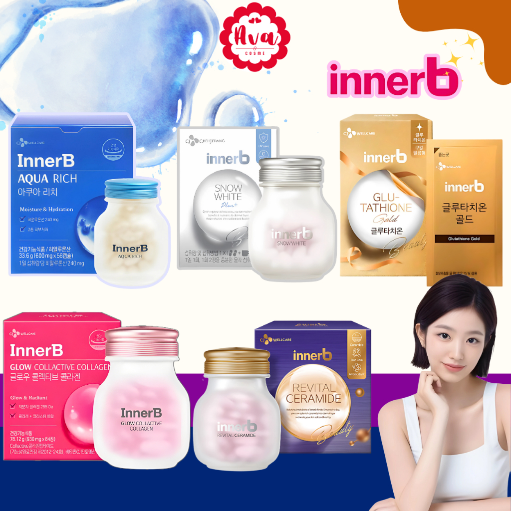 INNERB Aqua rich / InnerB Snow white / INNER B COLLACTIVE COLLAGEN ...