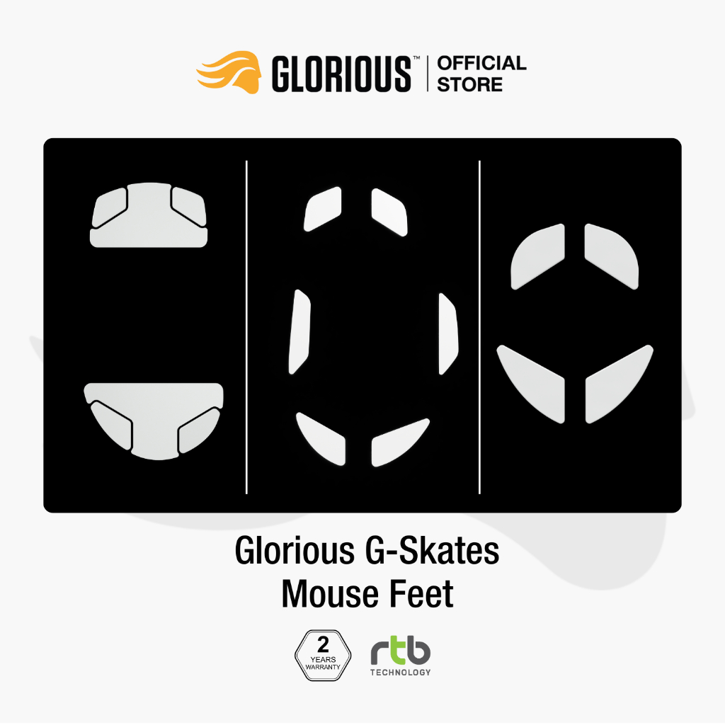 Glorious G-Skates Mouse Feet for Glorious Gaming Mouse เมาส์ฟีทสำหรับ ...