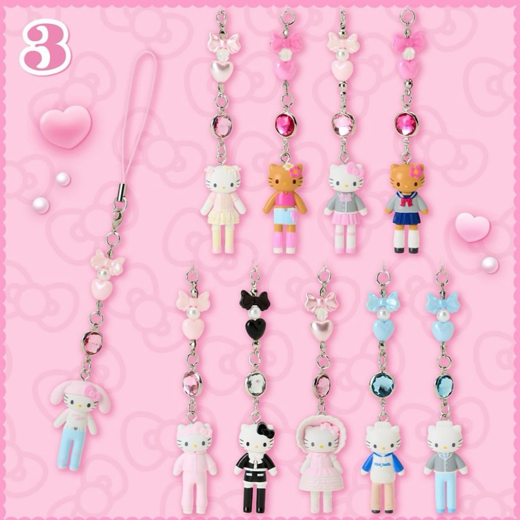 Hello Kitty Sanrio Closet Collection - Straps ซานริโอ สายห้อยโทรศัพท์ ...