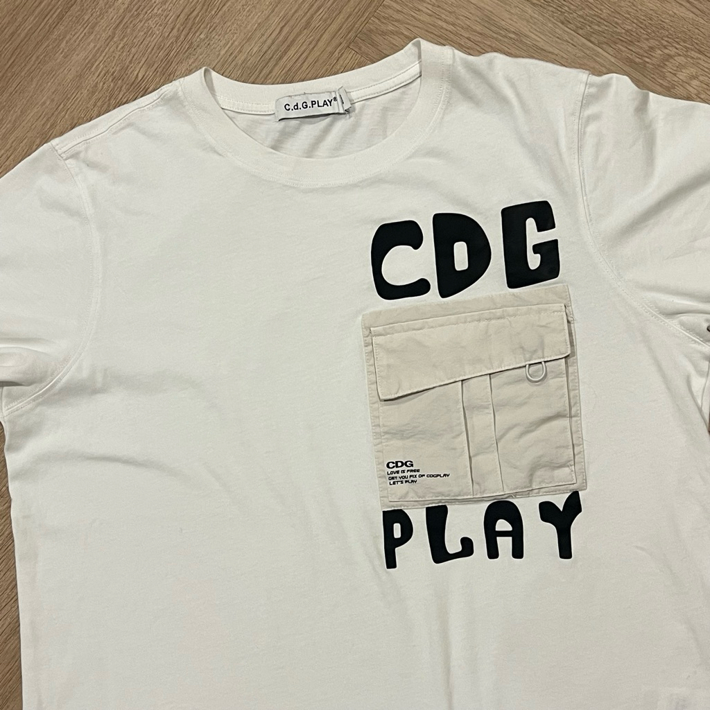 (101102) เสื้อยืด CDG PLAY size S | Shopee Thailand