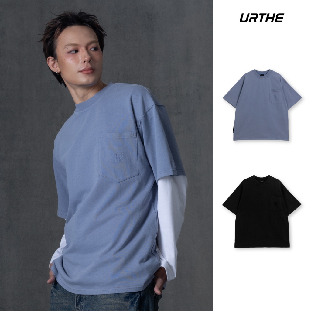 URTHE - เสื้อยืด เเขนสั้น Oversize รุ่น FIGHTING FOR PAY FADED TEE ...