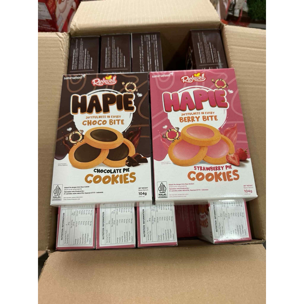 คุกกี้พาย Richwell Hapie 104 กรัม | Shopee Thailand