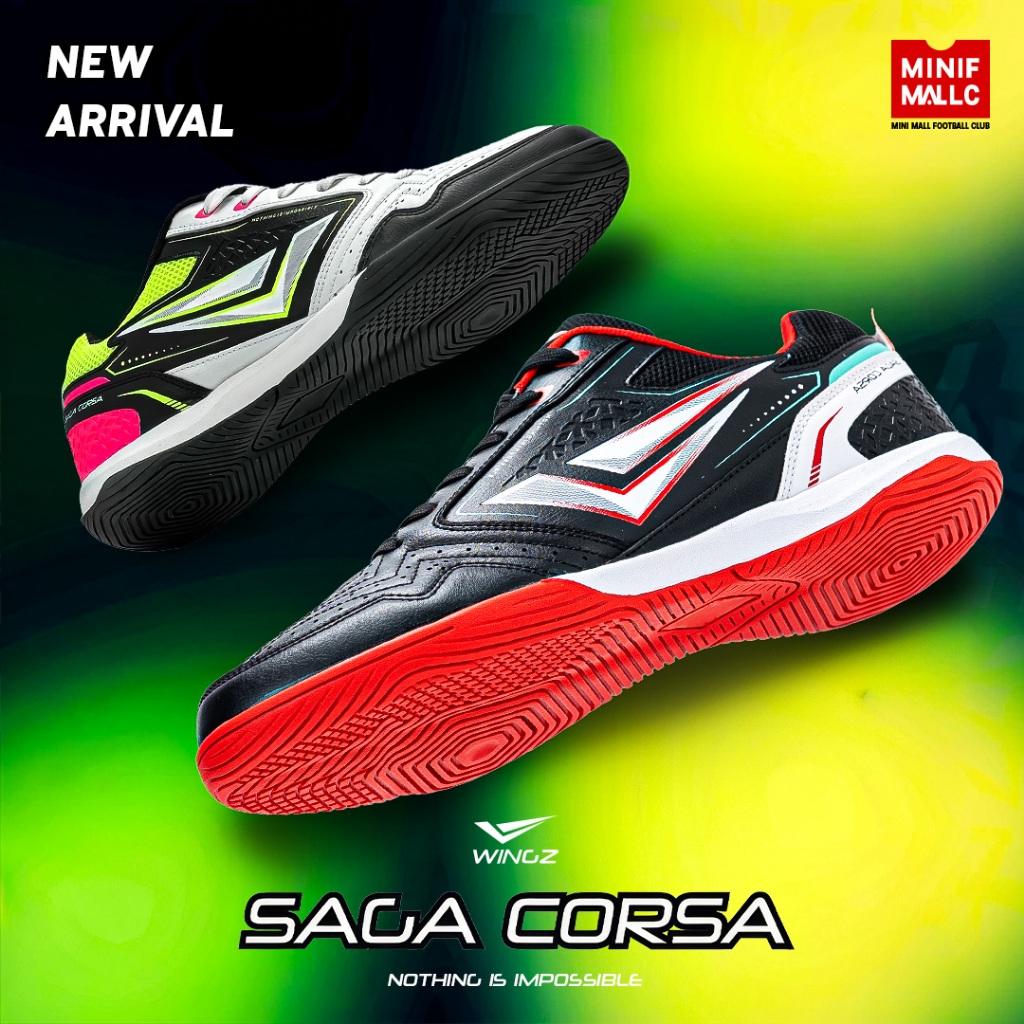 รองเท้าฟุตซอล Wingz รุ่น Saga Corsa New Collection 2025 รองเท้าฟุตบอล ...