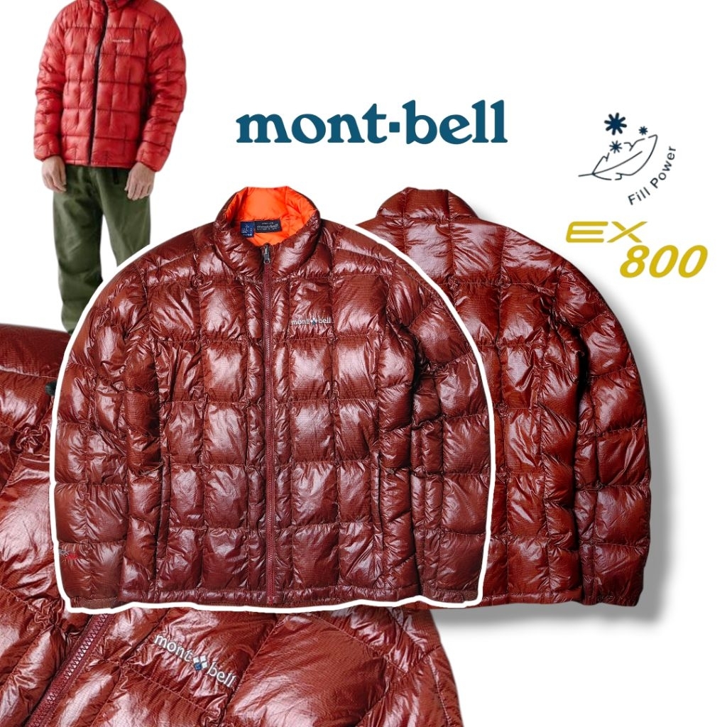 เสื้อกันหนาวขนเป็ด montbell fill power 800 อก 44 | Shopee Thailand