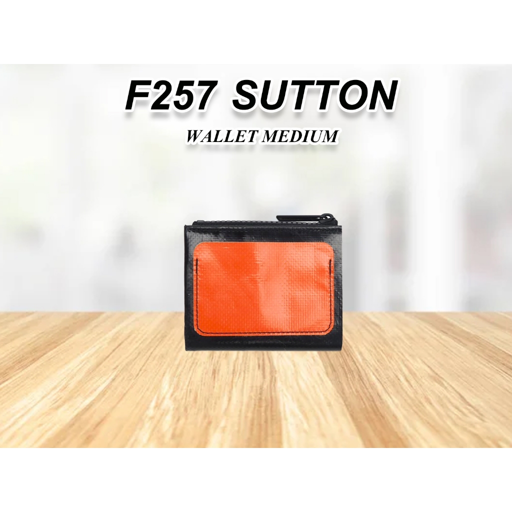 กระเป๋า FREITAG รุ่น F257 SUTTON (ผ้าดำ-ส้ม) มือ1 | Shopee Thailand