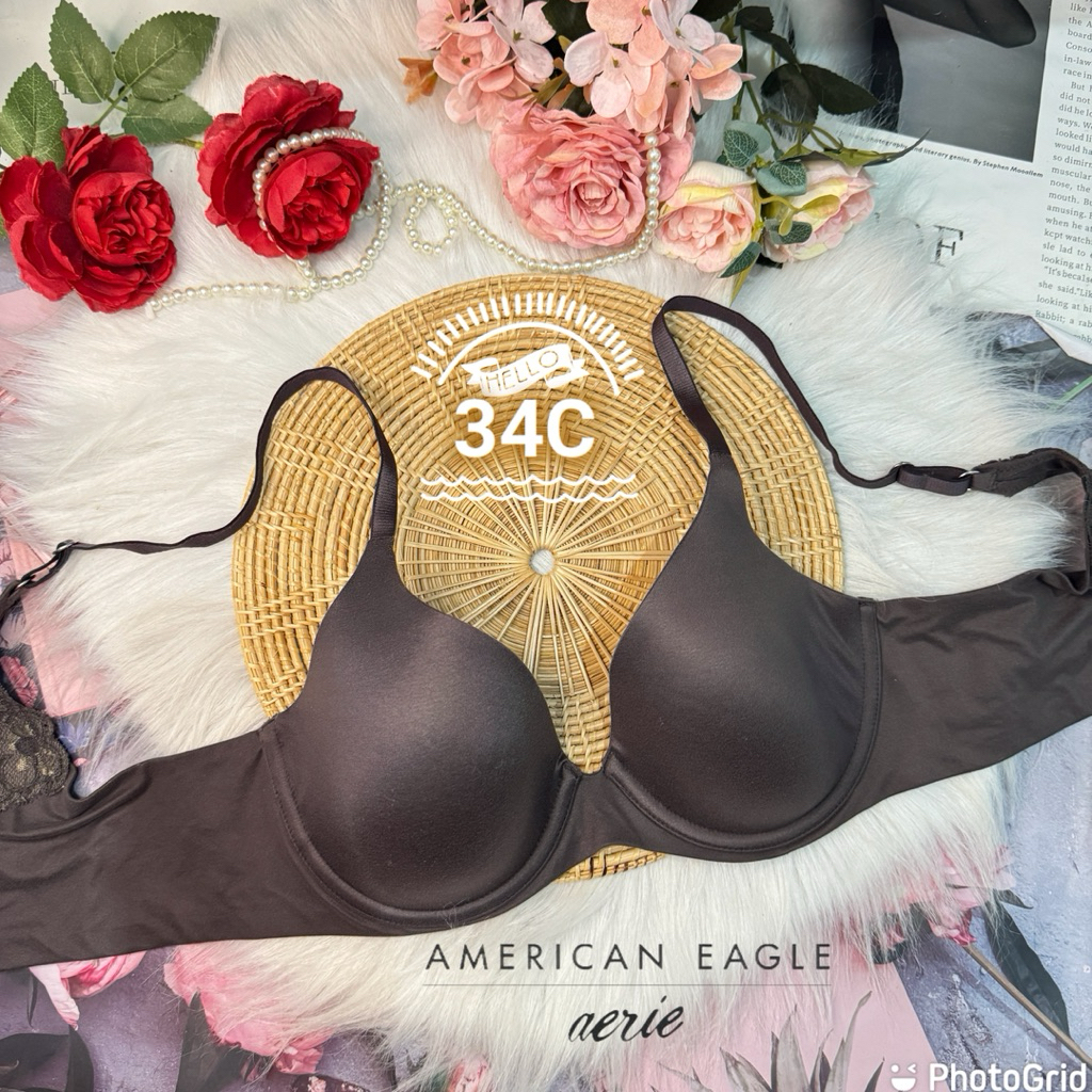Aerie 34C ใหม่มาก ฟองบาง สะอาด | Shopee Thailand