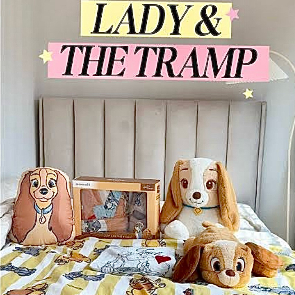 รวม Lady & The Tramp 🤎 ผ้านวมเลดี้แทรมป์ ตุ๊กตาผ้าห่มเลดี้แทรมป์ สลิป ...