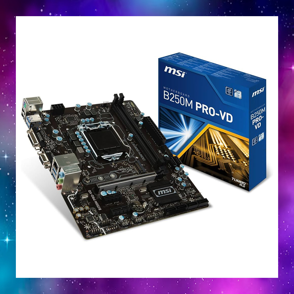 MAINBOARD (เมนบอร์ด) 1151 MSI B250M PRO-VD GEN6-7 ใช้งานปกติ | Shopee ...