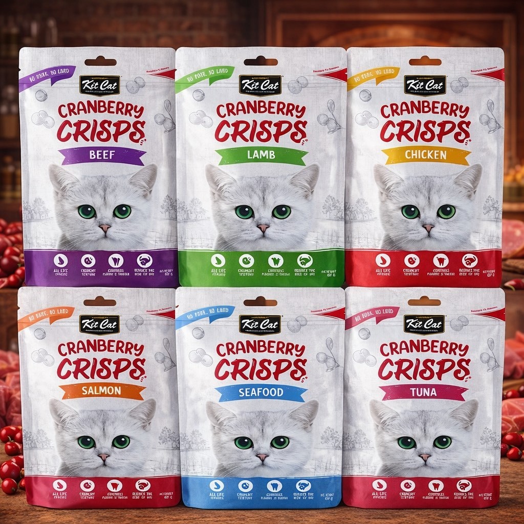 KIT CAT CRANBERRY CRISPS 🔥 ขนมขัดฟัน 🔥 สำหรับแมว ขนาด 60 กรัม | Shopee ...