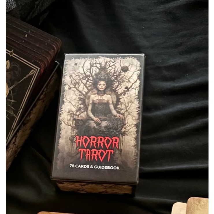 ไพ่ทาโรต์ชุด Horror Tarot Cards, 78 Tarot Deck with Foil Edges | Shopee ...