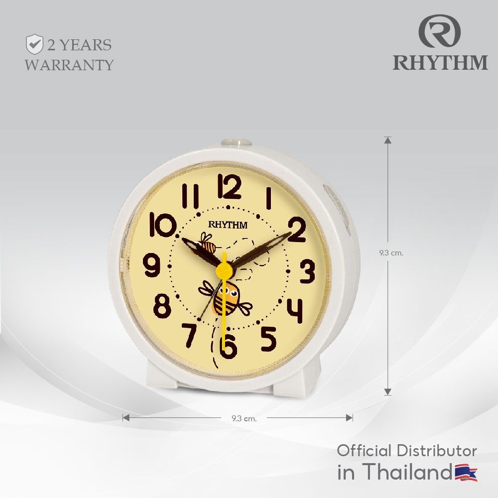 นาฬิกาปลุก RHYTHM Alarm clock นาฬิกาตั้งโต๊ะ นาฬิกาคุณหนู นาฬิกาลูกน้อย ...