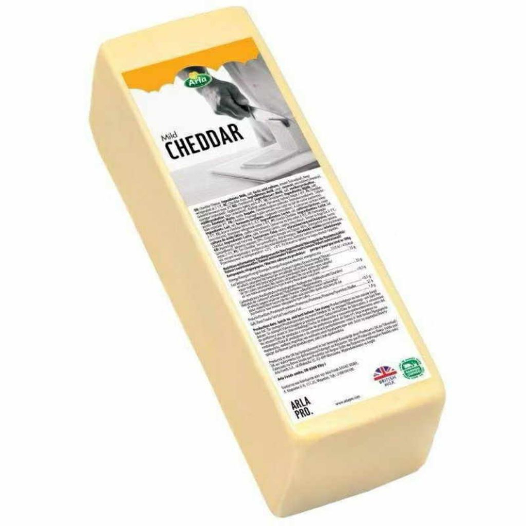 Arla Cheddar cheese 2.5kg Block - เชดด้าชีส แบบก้อน ตรา อาร์ล่า ขนาด 2. ...